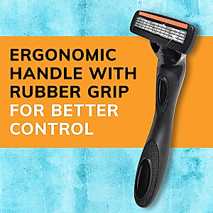 BIC Flex 4 Hybrid Men's 4-Blade Disposable Razor, 2 Handles and 20 Cartridges, Smooth and Close Shave