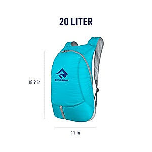 Sea to Summit Ultra-Sil Ultralight Day Pack, 20-Liter, Atoll Blue