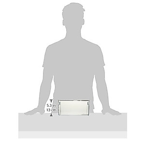 iDesign Plastic Fridge and Freezer Organizer Bin with Integrated Handles – 10” x 5” x 6”, Clear