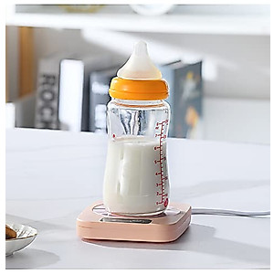 Coffee Mug Warmer for Coffee and Tea, Portable Cup Warmer for Travel, Office Desks, and Home Coffee Warmer for Cocoa, Milk, Tea, Water, Candle, Aluminum Metal Panel (Pink)