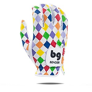BG Bender Golf Glove | Wear On Right | (Argyle, Mens XL)