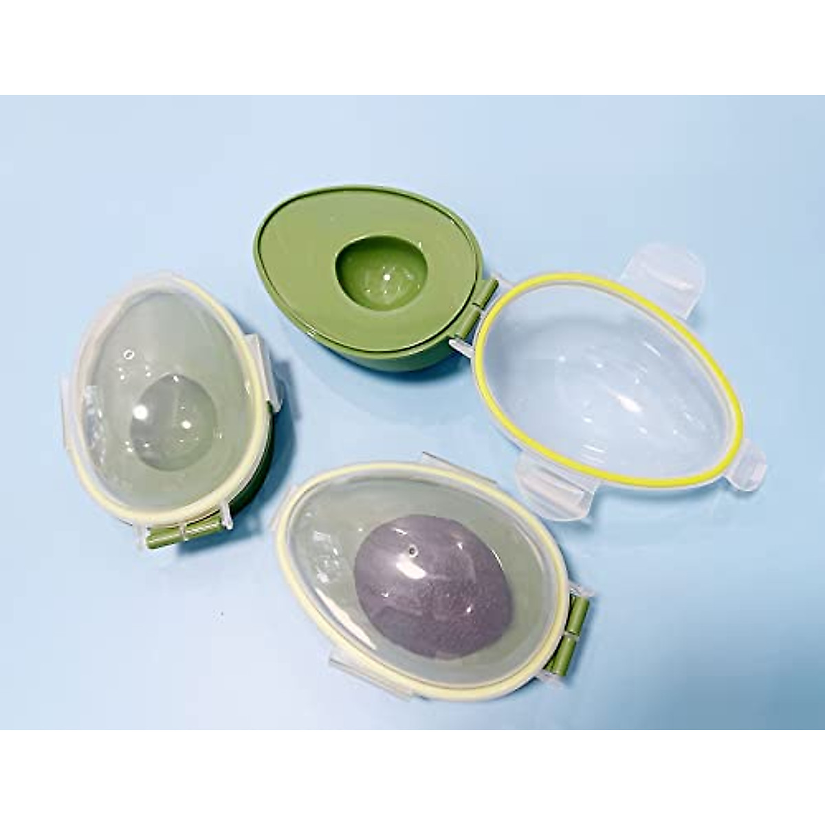 halteoly Avocado Saver Holder Food Crisper Storage Box Fruit Keeper Avocado Keeper Storage container-Keep Your Avocados Fresh for Days