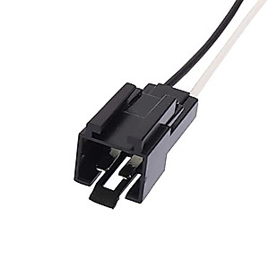 MAGIC MOTO 4 Pack 72-6512 Car Speaker Wire Harness Adapter Connector for Jeep Cherokee Wrangler 1997-2003, Dodge Ram Dakota, Chrysler 300 Sebring Concorde 1999-2016 Speakers Wiring Plug, Black