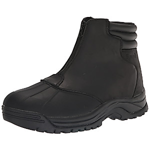 Propét Men's Blizzard Mid Zip, Black, 12 X-Wide US