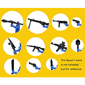 MAGMA BRICK War Equipment, Sandbag and Weapon in World War II Compatible Building Block Figures