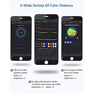 ALITOVE WS2812B WS2811 WS2801 LED WiFi Controller, iOS Android App Wireless Remote Control DC 5V~24V SP108E for SK6812 SK6812-RGBW WS2812 WS2813 WS2815 AL2815 Digital Addressable RGB LED Pixels Strip