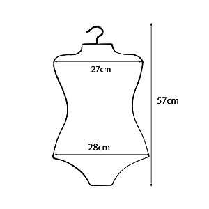 Colcolo Wire Body Shape Display Hanger Closet Organizer Clothes Hanger for Bedroom Cloakroom