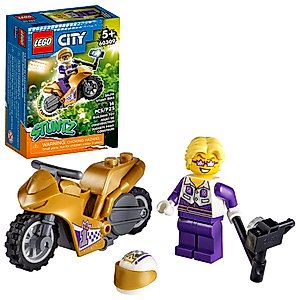 LEGO City Selfie Stunt Bike 60309 Building Kit; Fun Selfie Stick Stunt Bike Toy for Kids (14 Pieces)