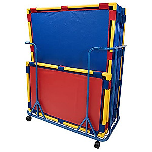 Children’s Factory, Angeles Universal Cart, AFB7930, Mobile Nap Mats & Soft Play Equipment Storage, Daycare, Preschool, Nursery or Classroom Organizer