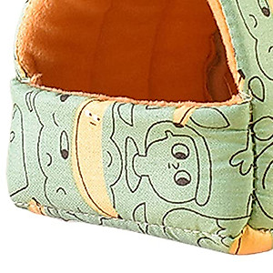 Bluelans Guinea Pig Nest Cartoon Pattern Pet Hideout Warm Small Animal Hamster Squirrel Bed House Cage Valentine's Day/Mother's Day/Christmas/Birthday Gifts - Rose Red Strawberry L