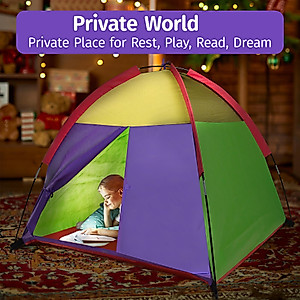 Alvantor Kids Tents Children Play Tent Toddler Pop Up Tent For Kids Boys Girls Toys Indoor Outdoor Playhouse Camping Playground Rainbow 58”x58"x47"