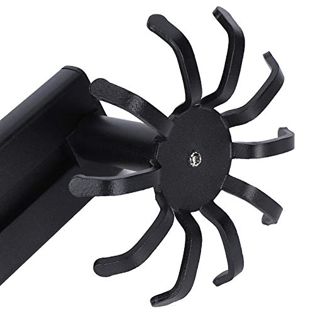 Wall Mounted Hook Rack Hanger, Rotating Removable Hooks Spatula Spoon Hanging Storage Holder Kitchen Supplies (Single Without Hook)