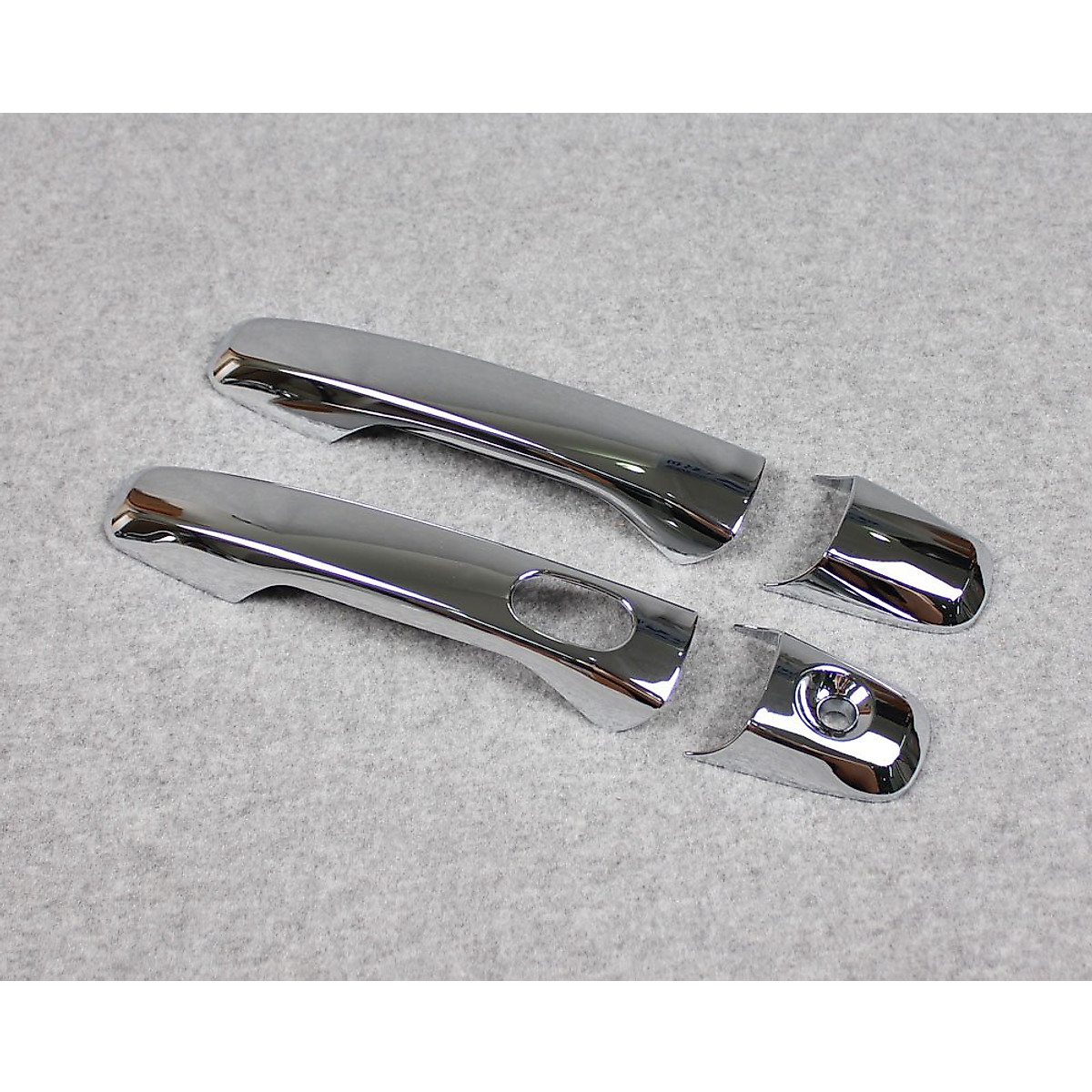 Fit for Ford Explorer 2015 2016 2017 2018 with Smart Keyhole Door Handle Cover Trim Trims Chrome