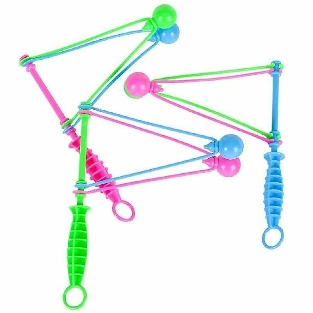 Zugar Land 12 Large 8" Neon Clackers - Perfect Noisemakers for Parties, Sporting Events, Graduation Celebrations, Birthday Surprise Party or any other Noise Requiring Occasion!