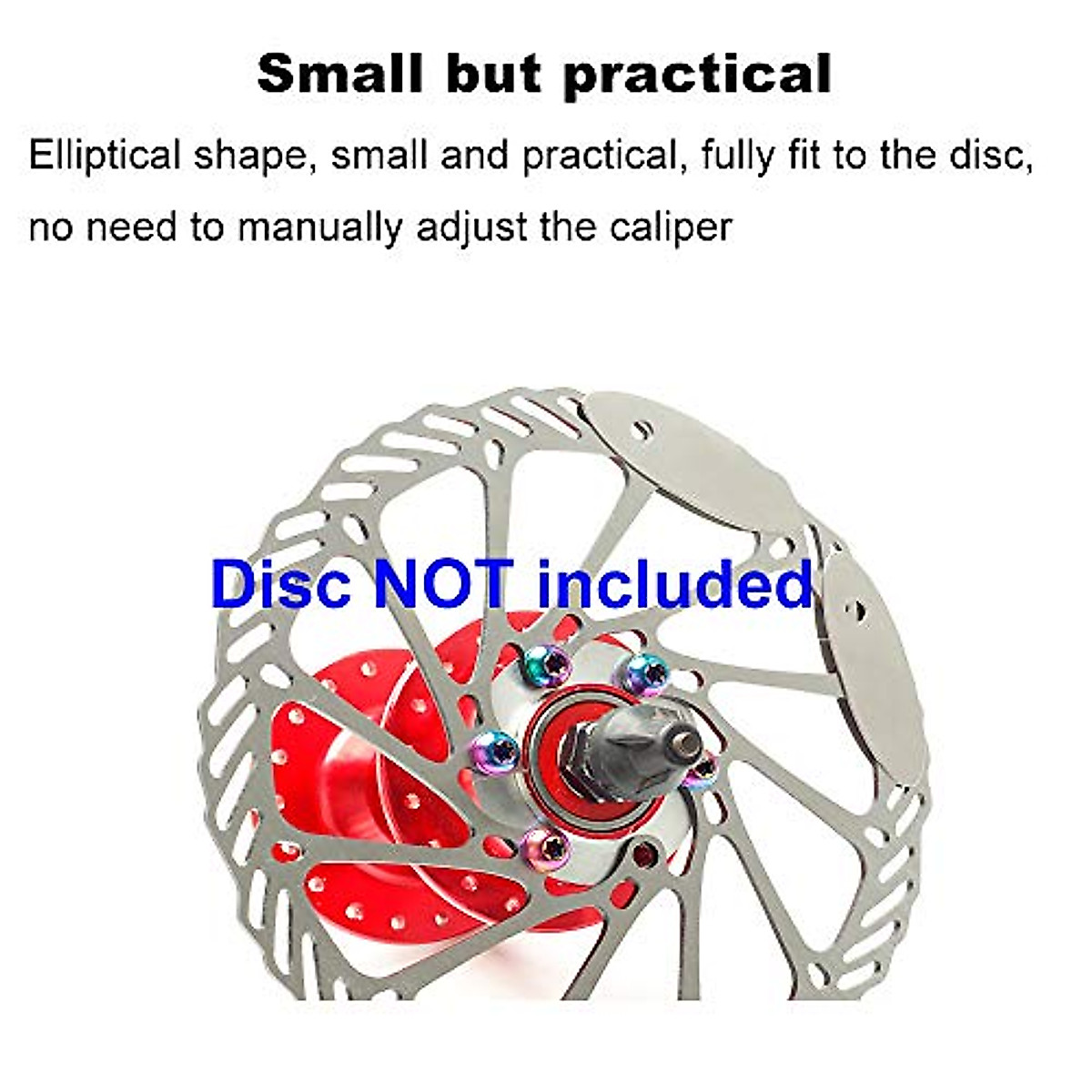 ONGHSD Bicycle Brake Pad Alignment Tool, 2PCS MTB Disc Brake Pad Adjusting Tool Bike Brake Rotor Pads Mounting Assistant Tools Adjust Spacer Mountain Bike Disk Repair Tool Cycling Accessories