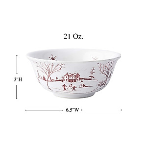 Juliska Country Estate Winter Frolic Ruby Cereal/Ice Cream Bowl
