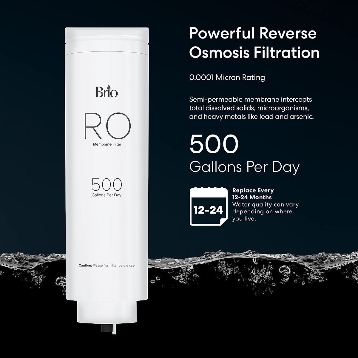 Brio Reverse Osmosis Membrane Replacement for ROSL500 and ROSL500WHT