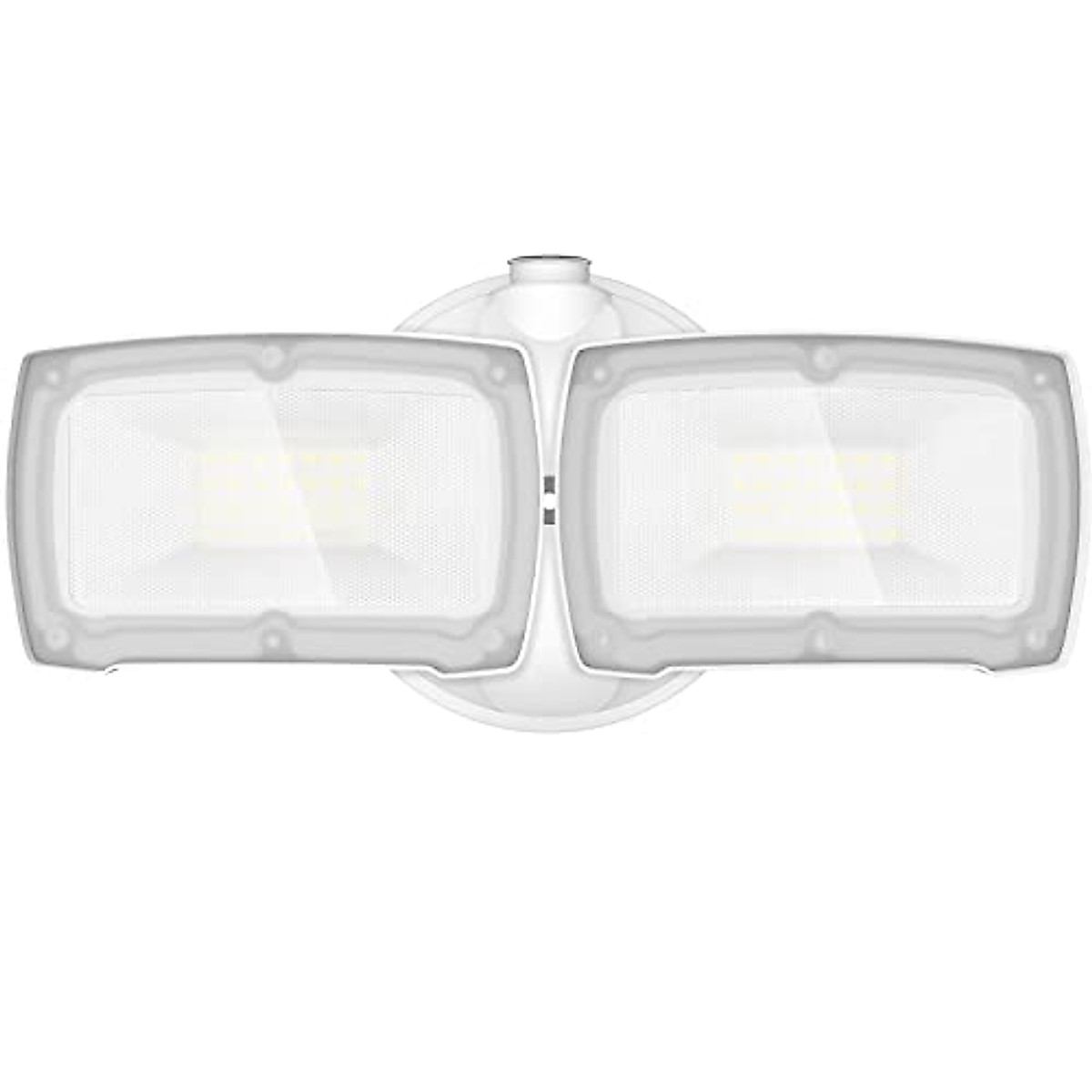 LEPOWER 3000LM Dusk to Dawn LED Security Light, 28W Flood Lights Outdoor with Photocell, 5500K White Light, IP65 Waterproof, 2 Adjustable Heads Exterior Outdoor Security Light for Garage, Backyard