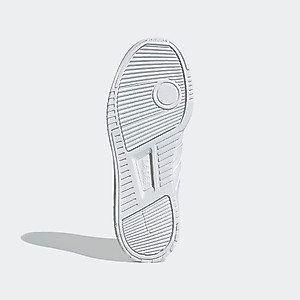 adidas Women's Postmove Basketball Shoe, White/White/Chalk White, 6