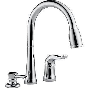 DELTA FAUCET 16970-SD-DST Kate Pull-Down, 4.00 x 13.00 x 20.00 inches, Chrome
