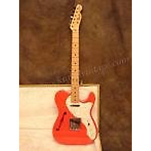 Full Scale Plans for the Fender Telecaster 1969 Thinline Electric Guitar - actual size