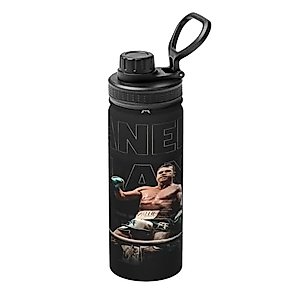 Eevikion Canelo of Alvarez Stainless Steel Insulated Tumbler Sports Water Bottle Hot and Cold Travel Cup 18oz