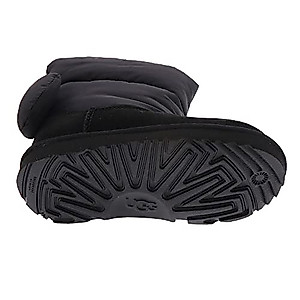 UGG Unisex-Child Bailey Bow Maxi Boot, Black, 2 Big Kid