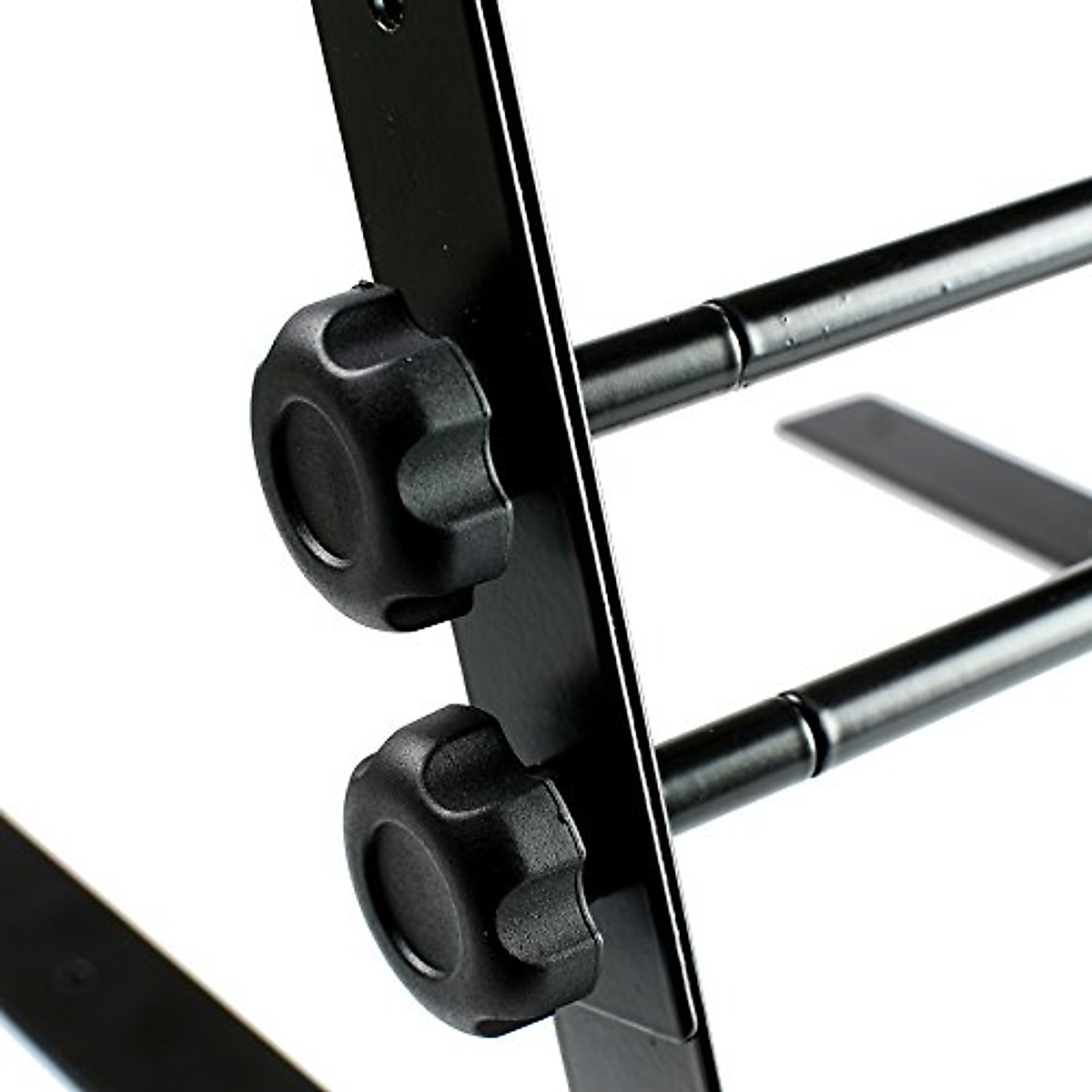 RockJam Portable DJ Laptop Stand With Adjustable Height, Anti-Slip Design, Works for Laptops, Controllers and CD players