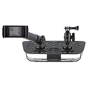 Bulletpoint Dash Mount Cell Phone Holder Compatible with 2011-2018 Jeep Wrangler JK JKU 20mm Ball Mount (RubiGrid Multi-Device Mount)