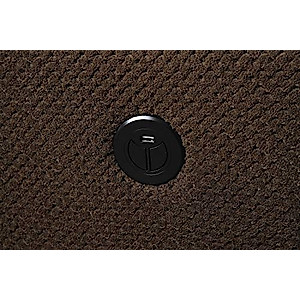 Coaster Home Furnishings Weissman Pillow Padded Reclining Loveseat with Cupholders and Storage, Chocolate