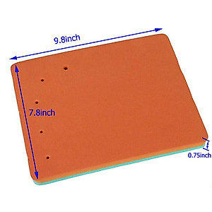 Large Fondant Foam Pad Flower Forms Pad 5 Holes Sponge/Gum/Chocolate/Clay Modeling Tools Drying Tray for Sugarcraft, Cake Decoration, Handmade, DIY