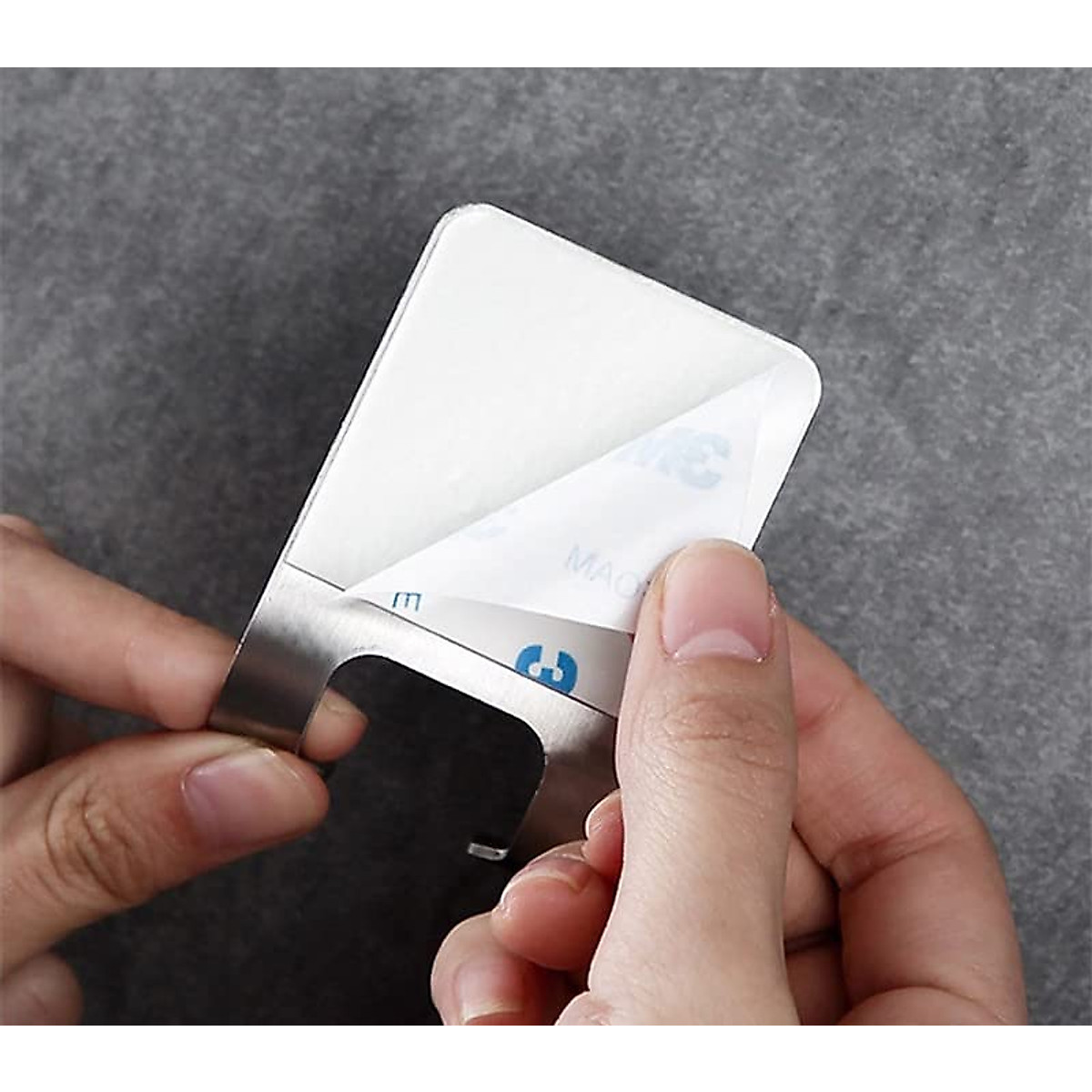 2PC Stainless Steel Razor Holder Men Shaving Razor Straight Stand Shelf Shaving Razor Storage Rack Bathroom Hook Organizer