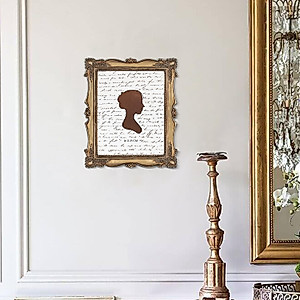 AELS 8x10 Inch Vintage Picture Frame, Elegant Antique Photo Frames with Glass Front, Photo Display, Tabletop Wall Hanging, Gift Ideas, Retro Gold