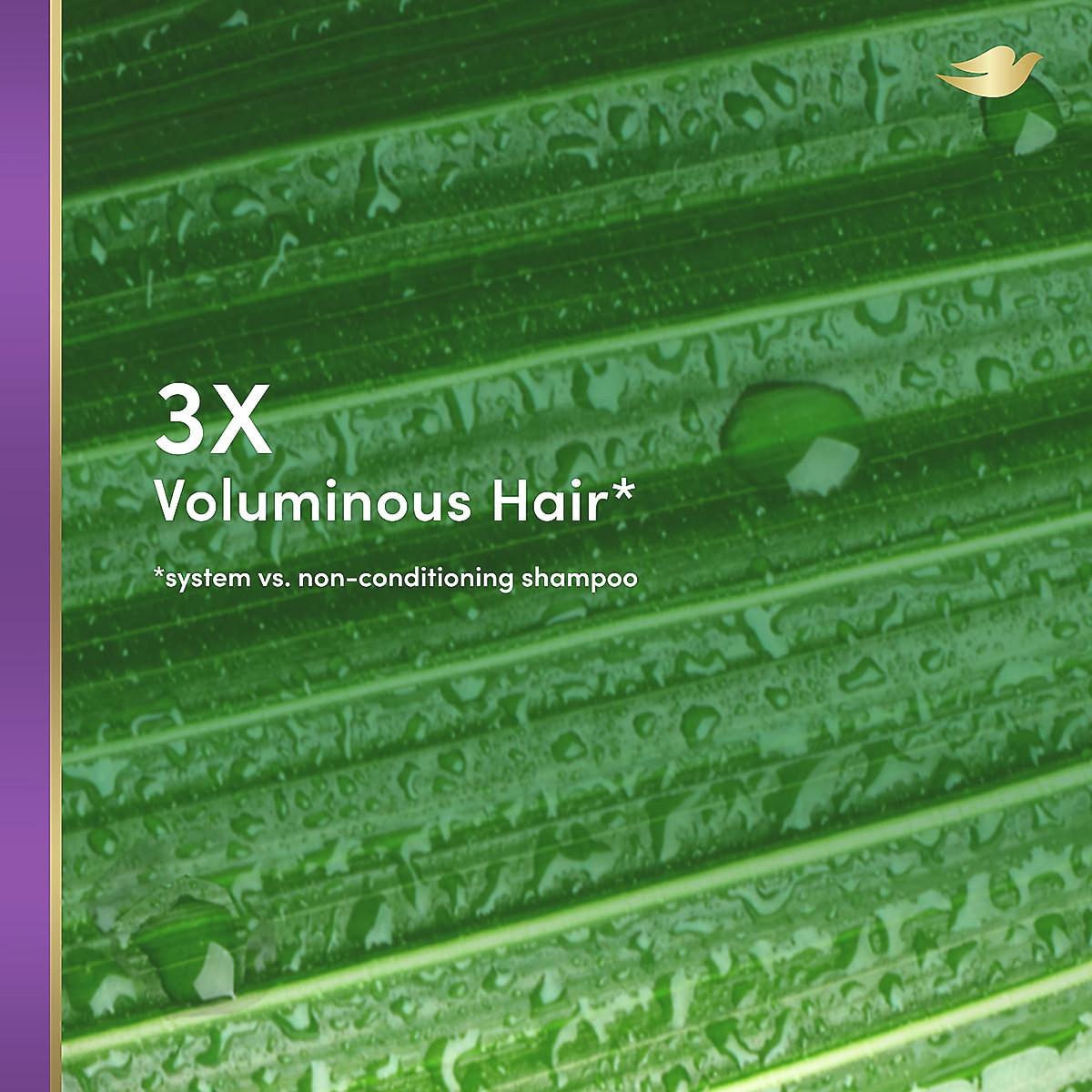 Dove RE+AL Bio-Mimetic Care Shampoo For Fine, Flat Hair Revolumize Sulfate-Free Volumizing Shampoo With Coconut + Vegan Collagen 10 Oz