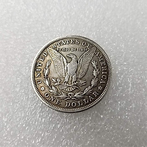 Kocreat Copy 1888 U.S Hobo Coin - War Horse Crusaders Skull Silver Plated Replica Morgan Dollar Souvenir Coin Lucky Coin