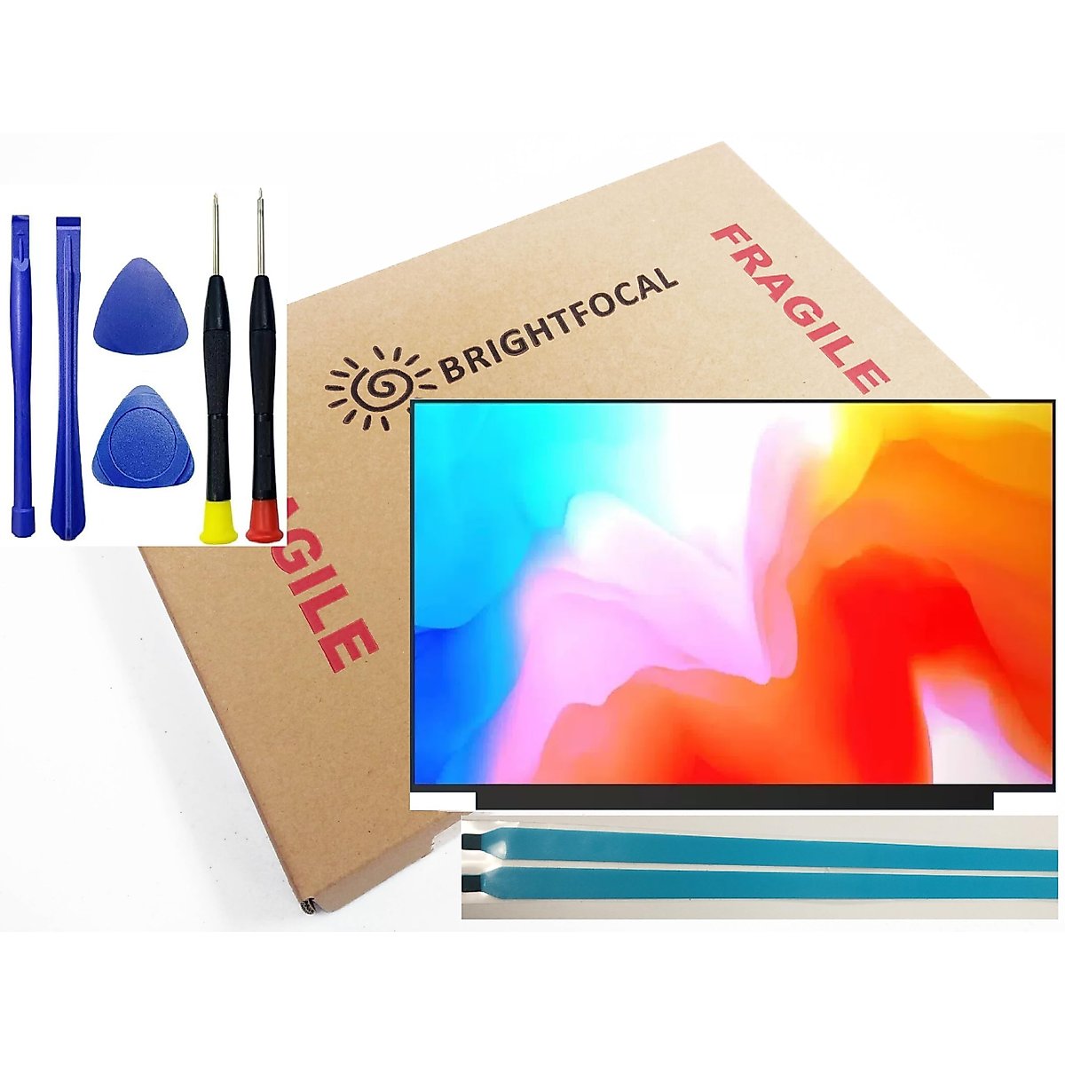 BRIGHTFOCAL New Screen Replacement for DELL Latitude 3420 14.0 HD Non-Touch 1366 x 768 HD Matte Slim High End LCD LED Display with Tool