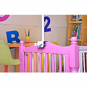 RuiHome Clip-On Stand Bracket for Crib Cot Bed