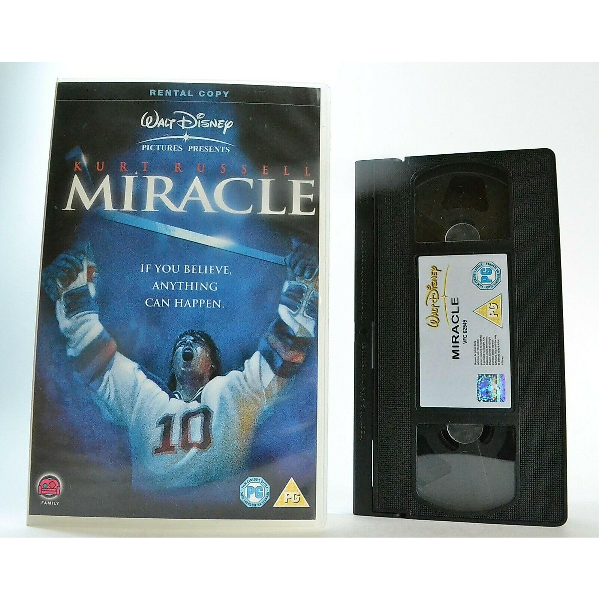 Miracle (2004); [Herb Brooks] Biographical Drama - Big Box - Kurt Russell - VHS