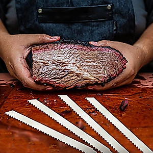 ZUZZEE 2 pcs 300mm Stainless Steel Reciprocating Saw Blades Cutting Tools, Unpainted Blades for Food Cutting Ice, Frozen Meat, Bone, Beef (12 Inch)