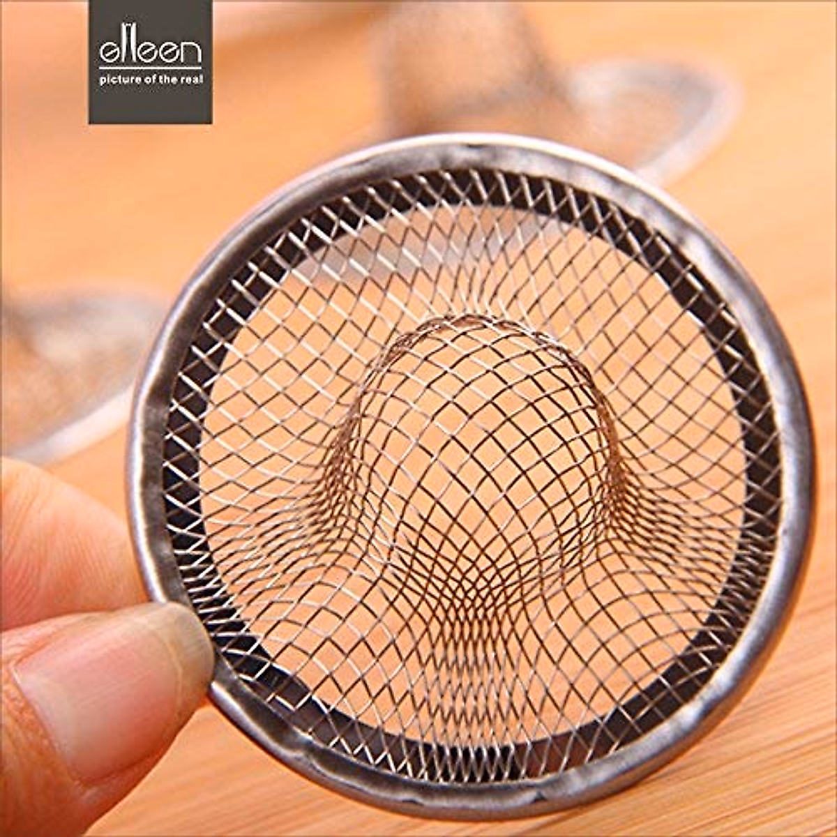 Drain Hair Catcher,Mesh Metal Sink Strainer Set of 2,Fits for Bathroom Bathtub Wash Basin Hole Shower Drains(2.75" Top / 1")