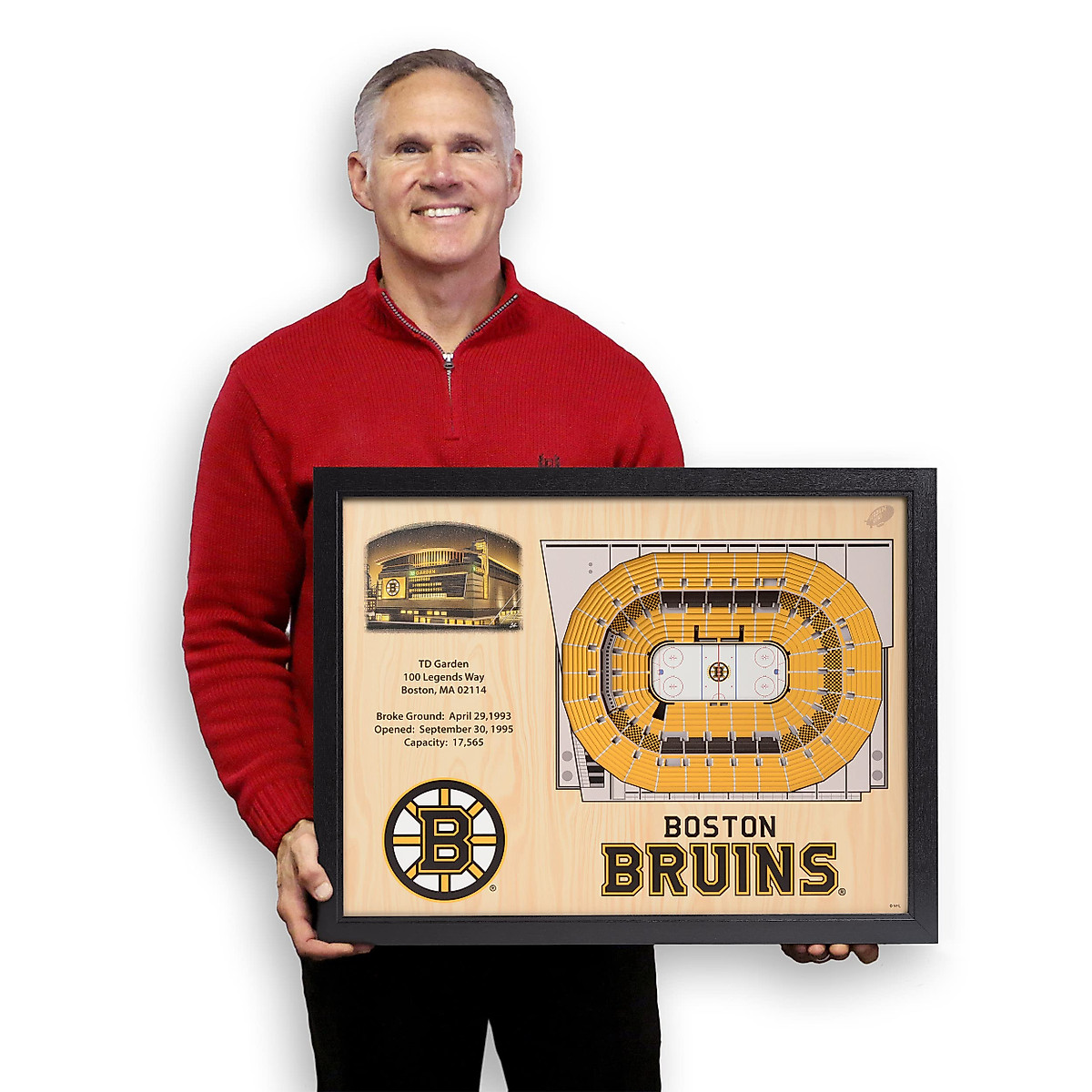 YouTheFan NHL Boston Bruins 25-Layer StadiumViews 3D Wall Art - TD Garden