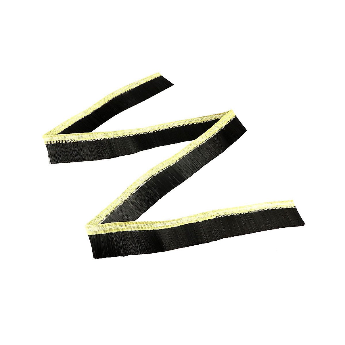 QWORK CNC Vacuum Brush, 70MM x 2M Vacuum Cleaner Engraving Machine Dust Shoe Brush Dust Cover for CNC Router Spindle Motor, Black