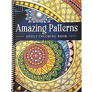 Amazing Patterns: Adult Coloring Book, Stress Relieving Mandala Style Patterns | Spiraling FreedomTM