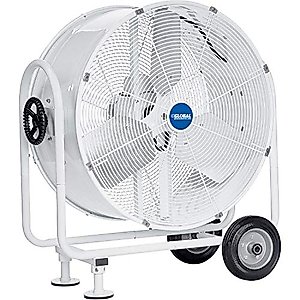 Global Industrial Outdoor Rated 24" Mobile Tilt Drum Blower Fan, 5800 CFM, 1/4 HP
