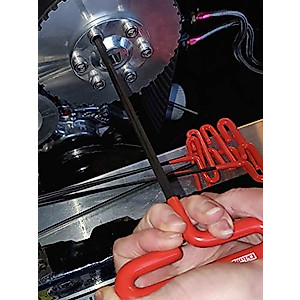 EKLIND 53610 Cushion Grip Hex T-Key allen wrench - 10pc set SAE Inch Sizes 3/32-3/8 6in series