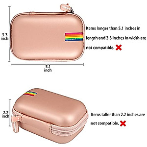 Leayjeen Kids Camera Case Compatible with Seckton/GKTZ/VATENIC/OZMI/PROGRACE/Nine Cube/Rindol/LC-dolida/Desuccus and More Digital Kid Camera Toy Gift (Case Only)