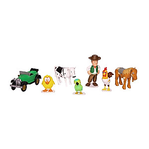 La Granja de Zenon Adventure Action Figures Set, 7 Collectible Action Figures, Toys for Kids