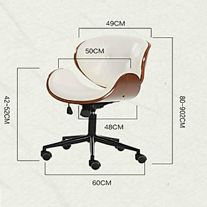 Computer Chair, Office Chair - Executive Office Chair Desk Task Computer Chair Swivel High Back Chair with Ergonomic Adjustable Lumbar Support (Color : D)