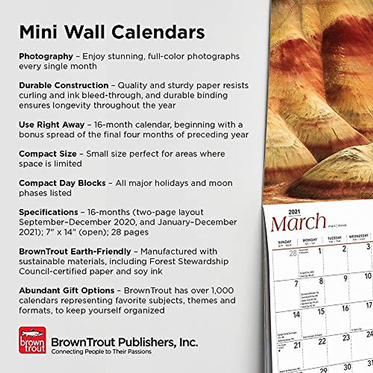 National Parks 2021 Calendar