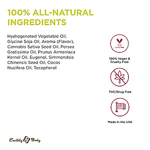 Earthly Body Edible Massage Candle, Tropical Trio - 2 oz Pineapple, Mango & Banana Flavors - 3-in-1 Formula Can Be Used as a Candle, Oil & Moisturizer - Vegan, Cruelty Free